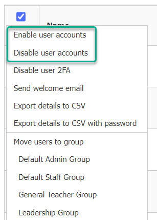 Managing your user accounts